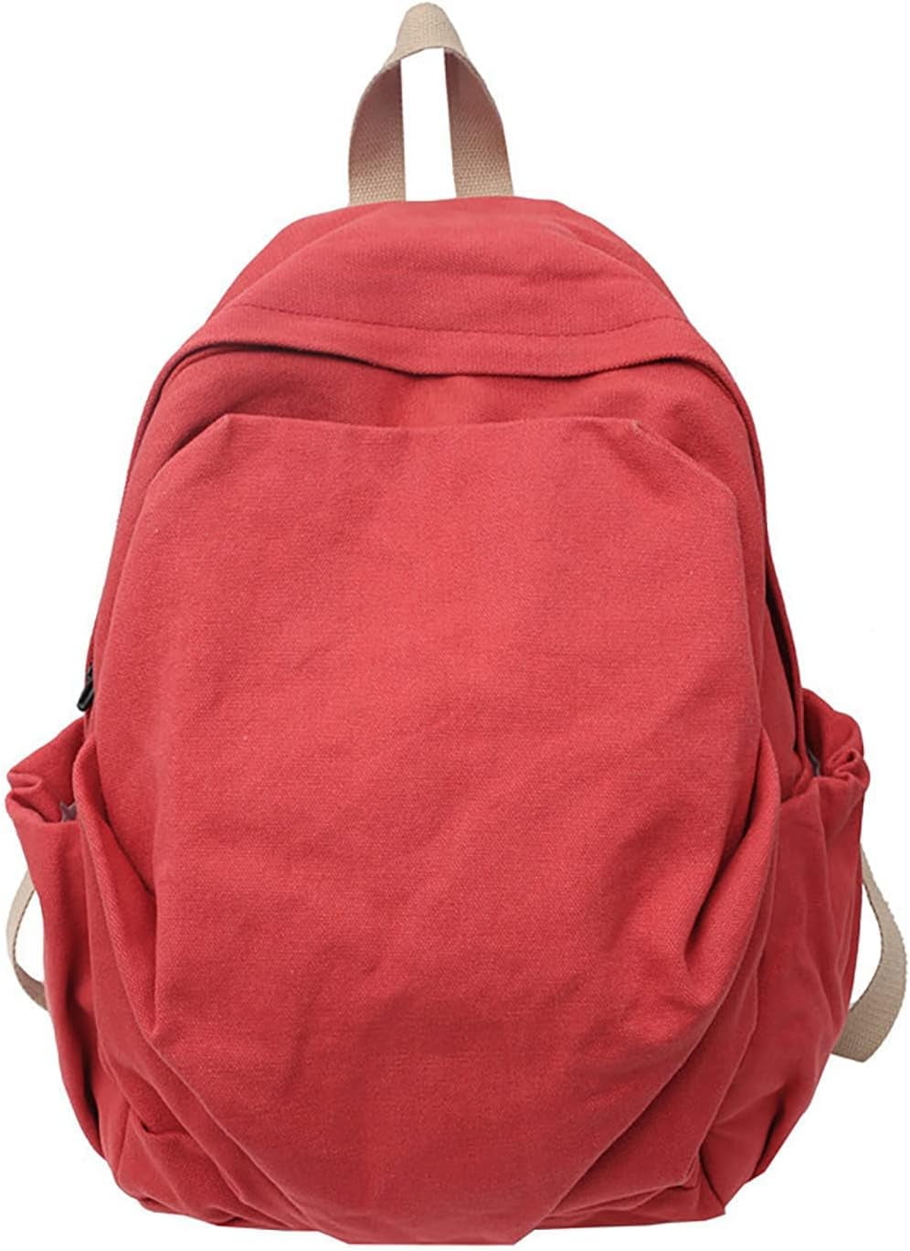 LinYooLi Canvas College Backpack Y2k Aesthetic Backpack Fit 15.6-inch ...