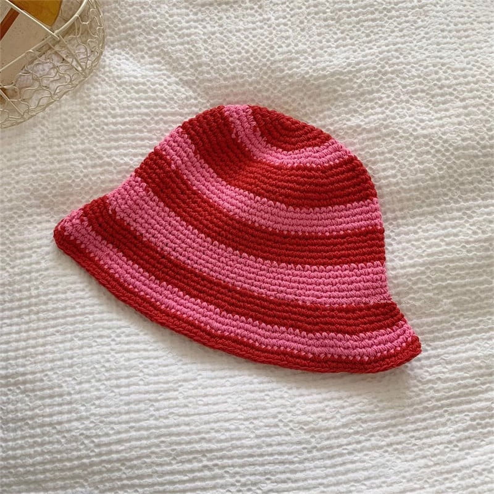 LinYooLi Cute Striped Striped Color Knitted Wool Hat New American High ...
