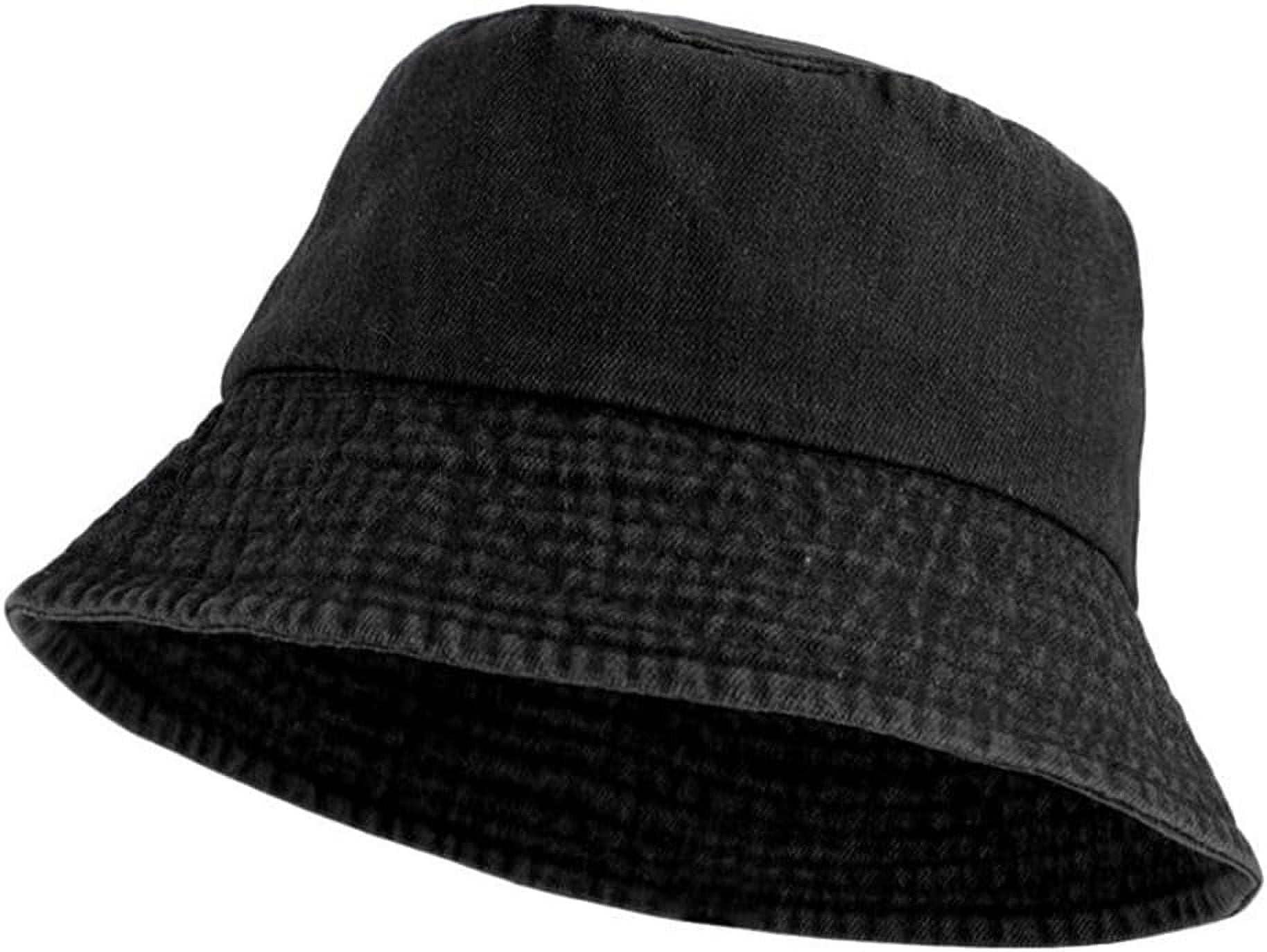 LinYooLi Denim Bucket Hat Fisherman Cap Packable Sun Hat for LinYooLi Denim Bucket Hat Fisherman Cap Packable Sun Hat for