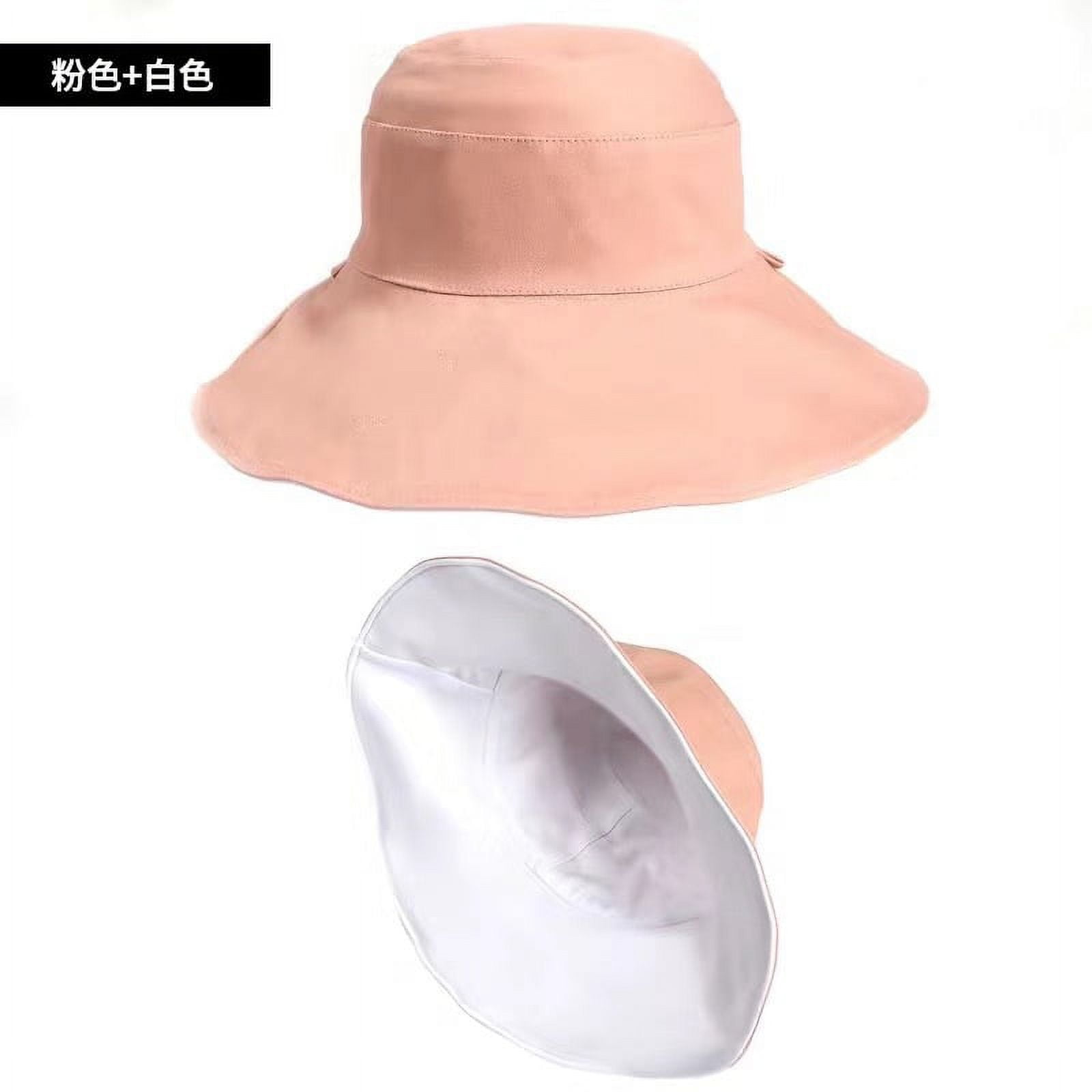 LinYooLi Double Sided Fisherman Hat Female Big Hat Versatile Sunscreen ...