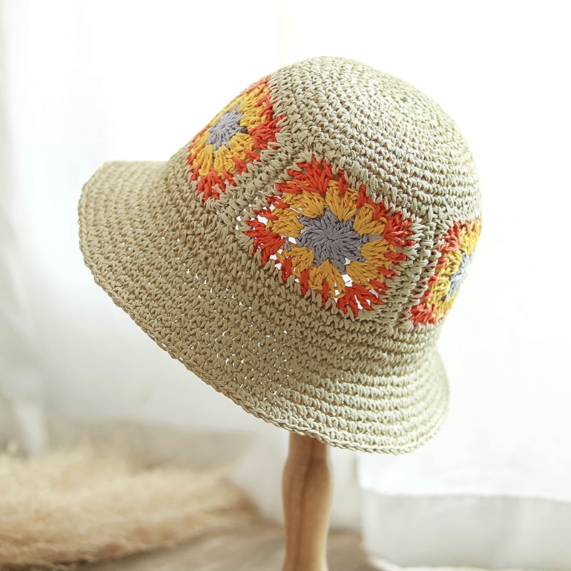 LinYooLi Elegant Small Fresh Grass Editing Hat Female Summer Flower ...