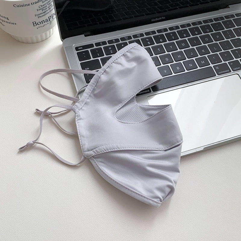 LinYooLi Facial Gini Ice Silk Sunscreen Mask With Full Face UV ...