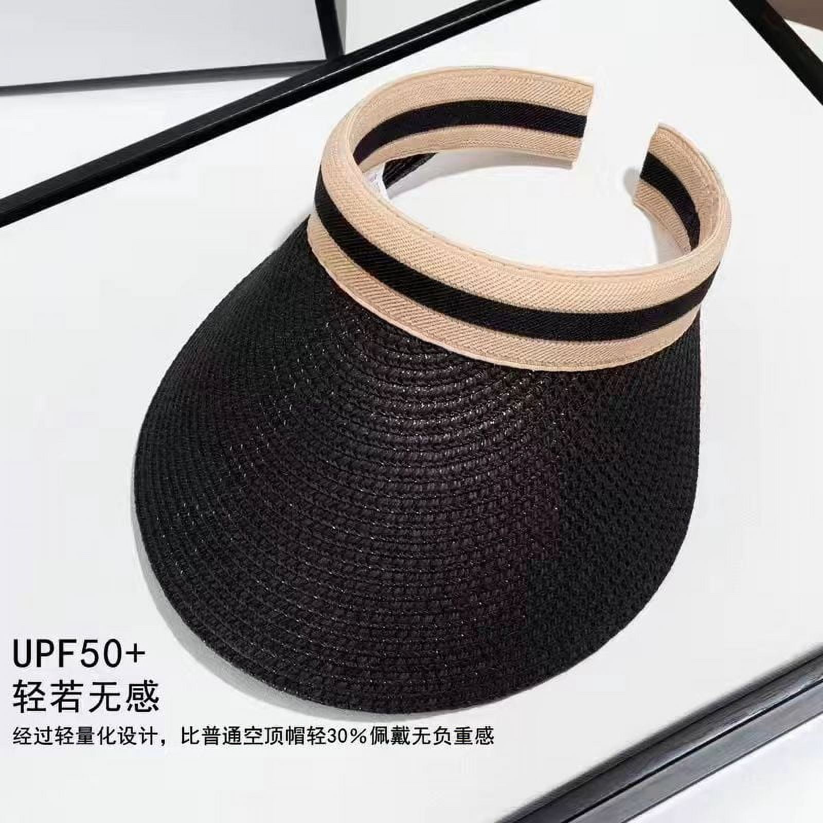 LinYooLi Female Version Of Empty Straw Hat Travels To Shade Sunscreen ...