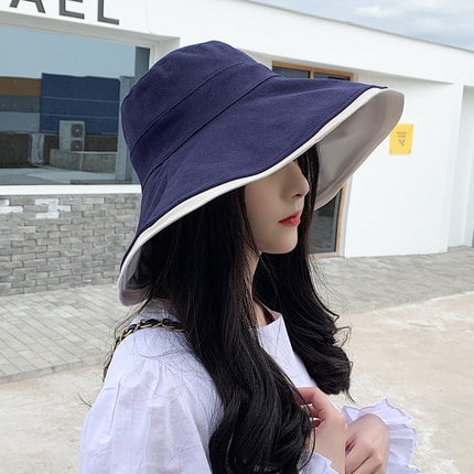 LinYooLi Fisherman Hat Girl Spring And Summer Sunshine Sunshine UVs ...