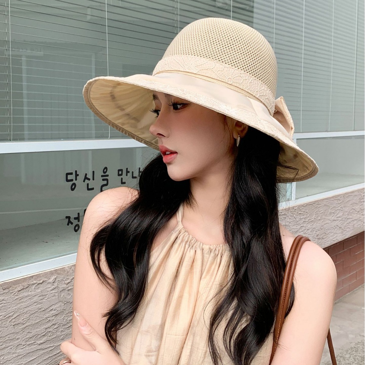 LinYooLi Fisherman Hat Girls Summer Fashion Sunscat Hat Big Covering ...