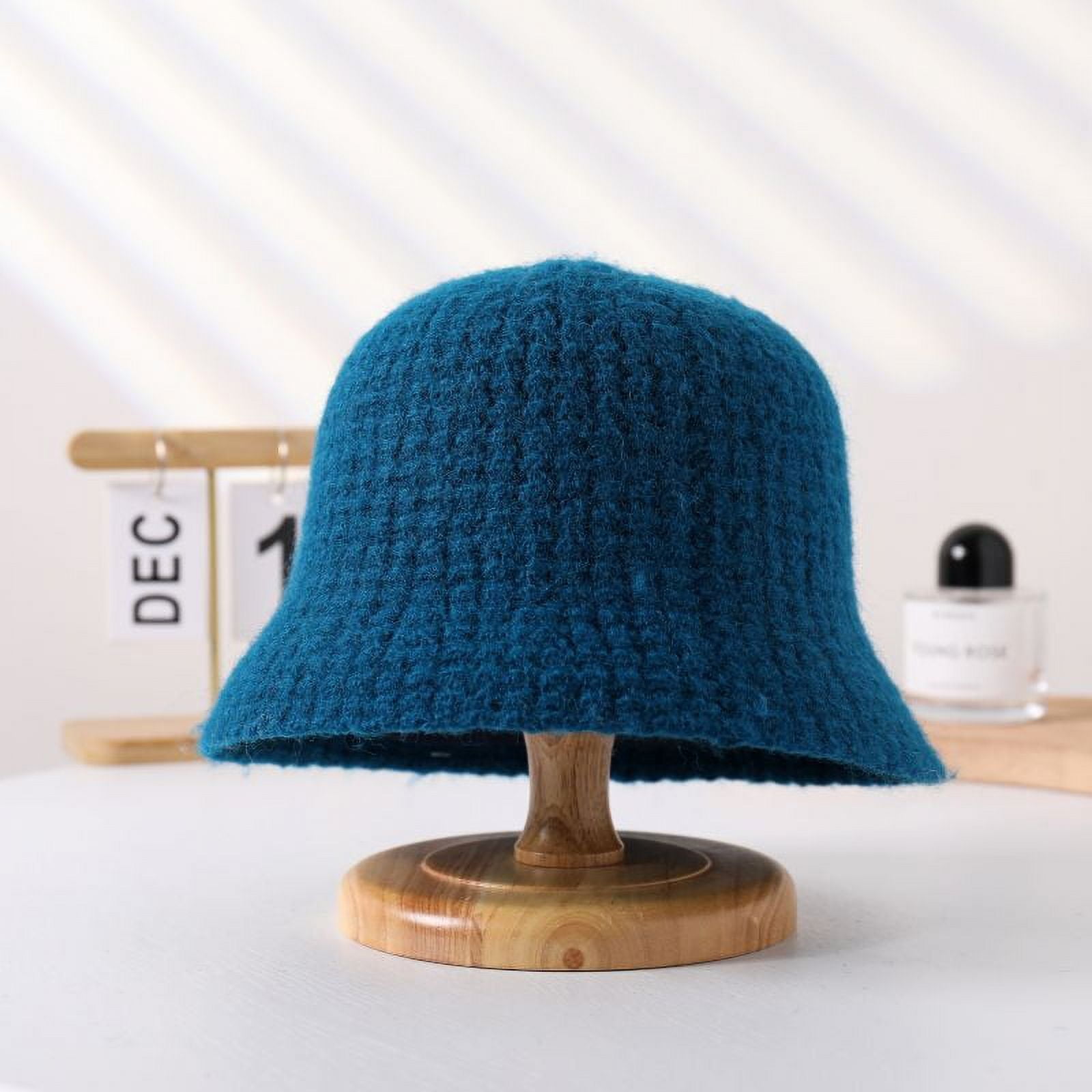 LinYooLi Fisherman's Hat Women's New Face Showing Small Hat Knitted ...