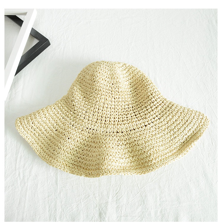 LinYooLi Folding Straw Hat Female Summer Cold Hat Small Fresh Version ...