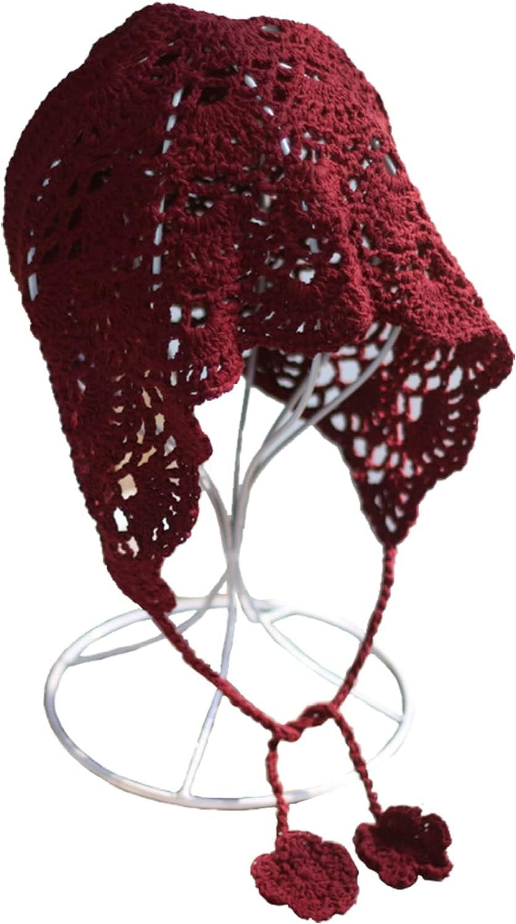 LinYooLi Handwoven Hollowed-Out hat Stylish and Charming Fish-Scale ...