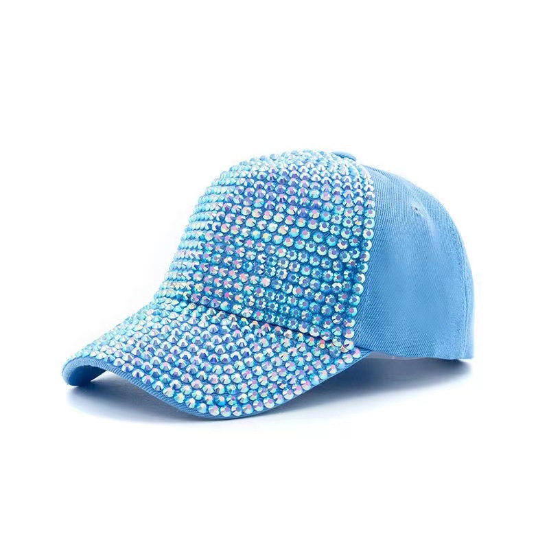 LinYooLi Hat Female Model New Version Of Colorful Diamond Mosaic Peaked ...
