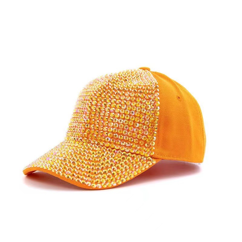 LinYooLi Hat Female Model New Version Of Colorful Diamond Mosaic Peaked ...