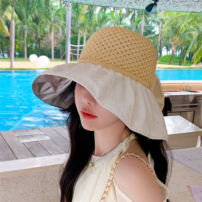 LinYooLi Hat Girl Summer Version Of Pineapple Pattern Sunscreen Hat ...