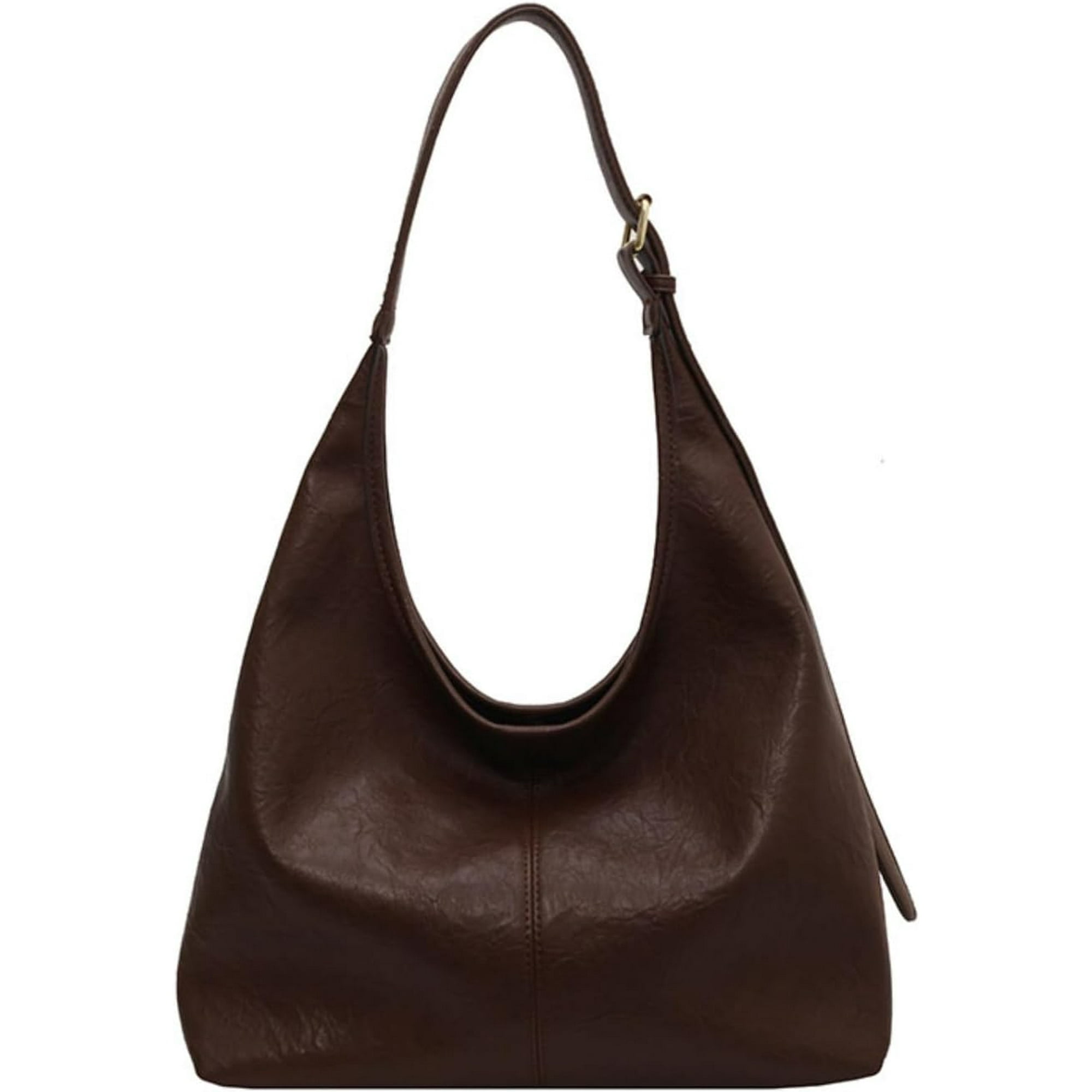 LinYooLi Hobo Bags for Women Soft PU Leather Tote Shoulder Bag Vintage ...