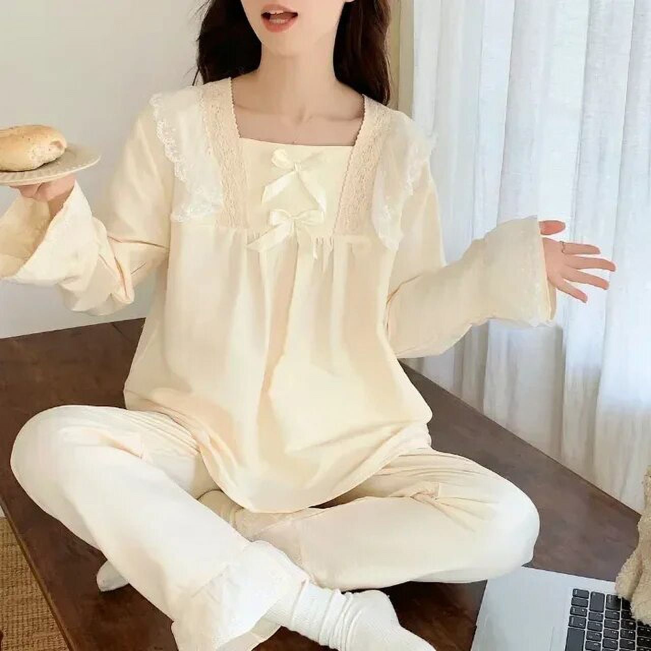 Linyooli Homewear Plus Piece Color Womens For Ladies Pajamas Sleep