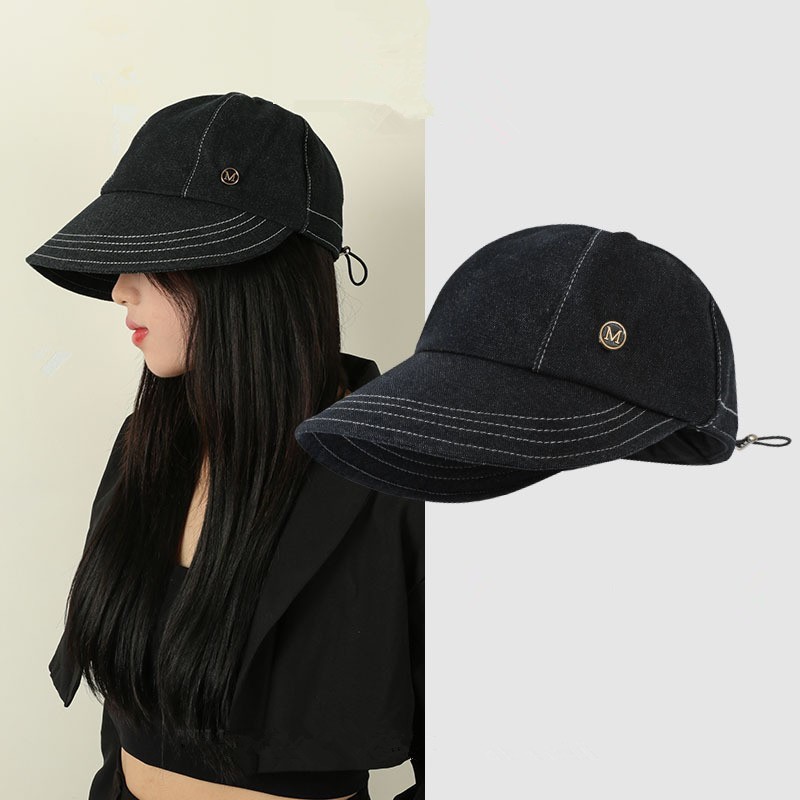 LinYooLi In Summer, Ponytail Duck Tongue Cap Female Outdoor Sunshade ...