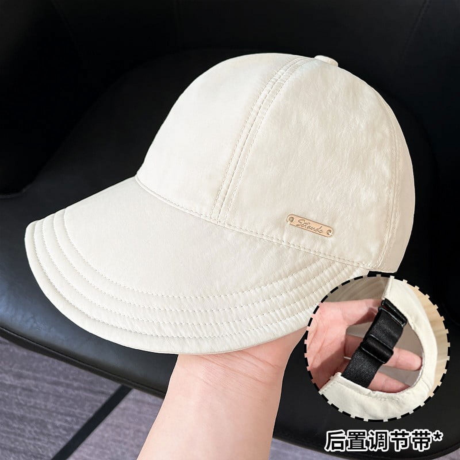 LinYooLi In Summer, Ponytail Duck Tongue Cap Female Outdoor Sunshade ...