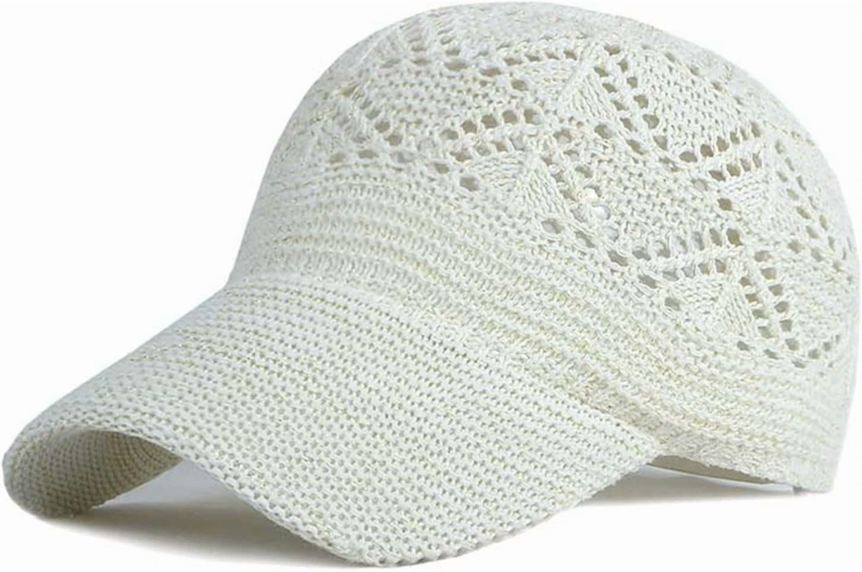 LinYooLi Lightweight Knit Baseball Cap, Packable Summer Hats for Women ...