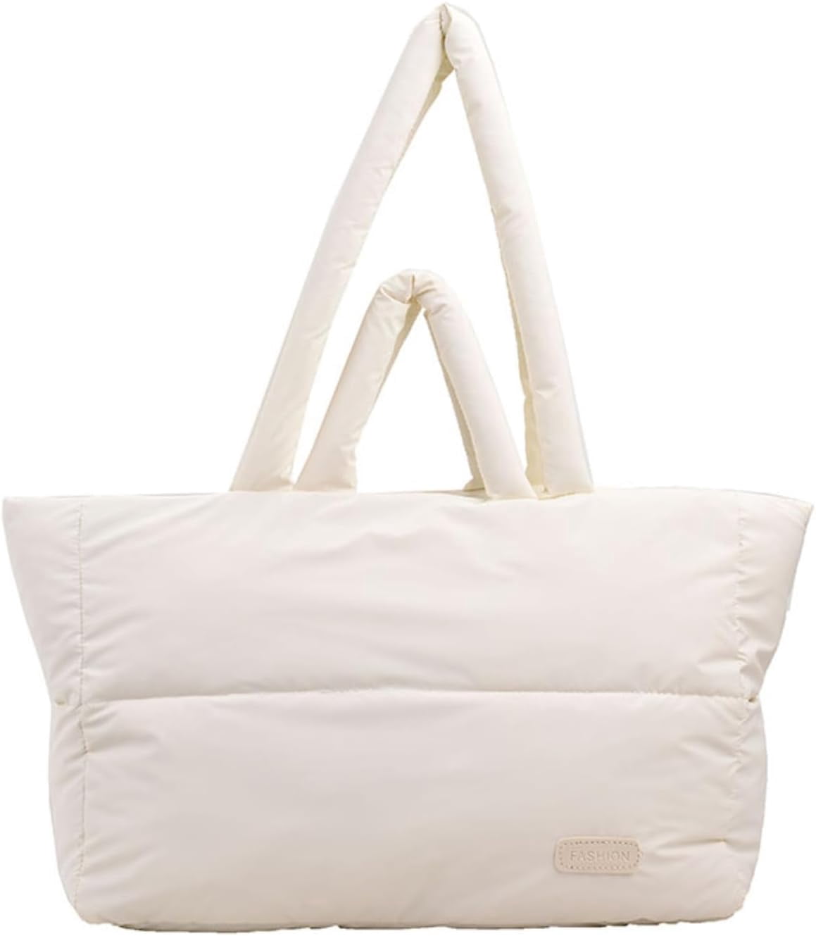 LinYooLi Large Quilted Puffy Tote Bag for Women Puffer Tote Bag ...