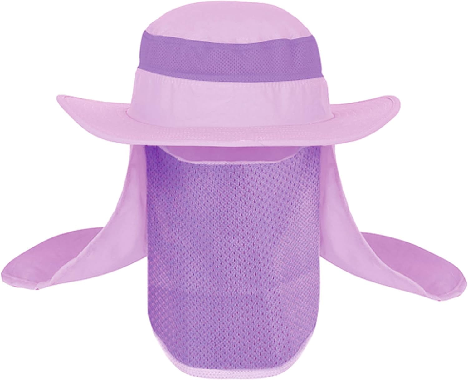 LinYooLi Men Wide Brim Sun UV Protection Sunhat with Removable Face ...