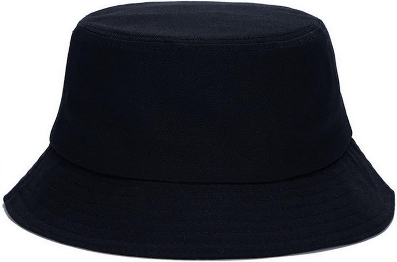 LinYooLi Men Women Packable Travel Outdoor Plain Bucket Hats Fisherman ...