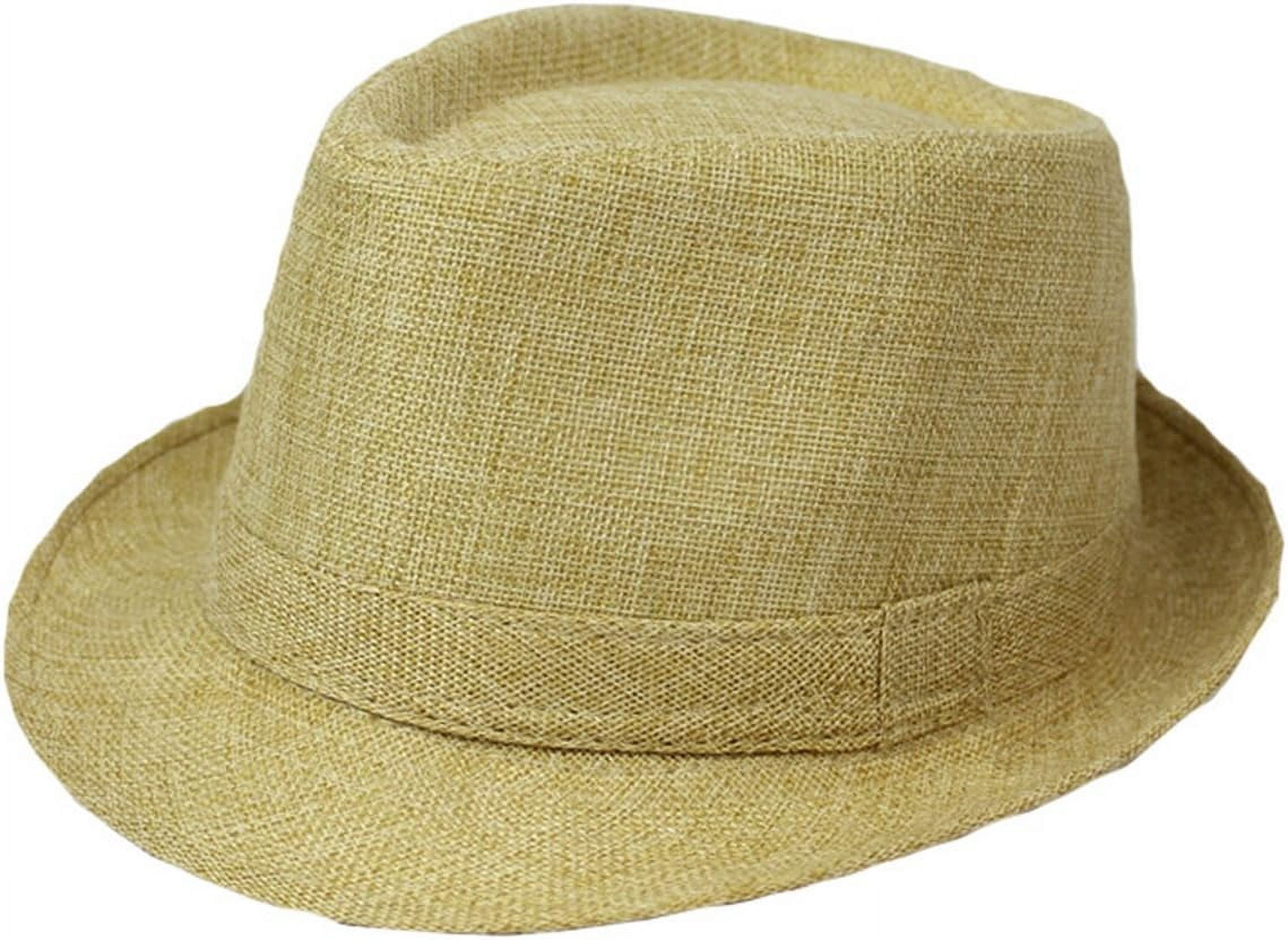 LinYooLi Men's Women’s Classic Cotton Fedora Trilby Gangster Gentleman ...