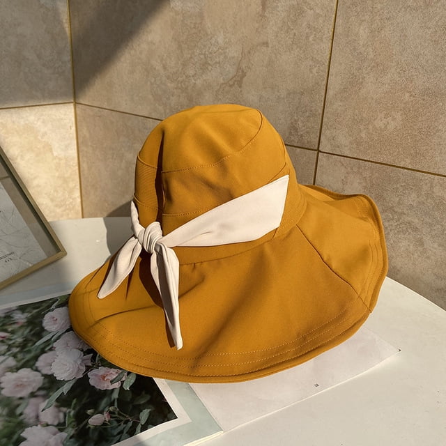 LinYooLi Mode Baru Topi Matahari Busur 2021 Musim Panas Musim Gugur ...