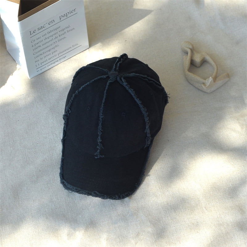 LinYooLi Modern Wool Edge Peaked Hat Wild Face Face, Small Personality ...