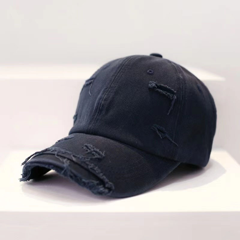 LinYooLi New Break Edge Broken Baseball Hat Male Mermid Old Sun Hat ...