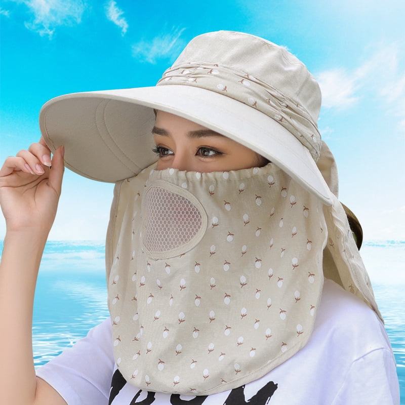 LinYooLi New Summer Women's Sunshade Hat Foldable For Travel Sun Hat ...