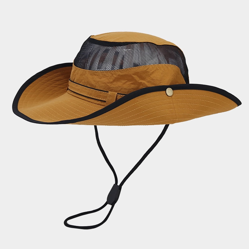 LinYooLi Outdoor Air Ventilated Mesh Shading Large Edged Fisherman Hat ...