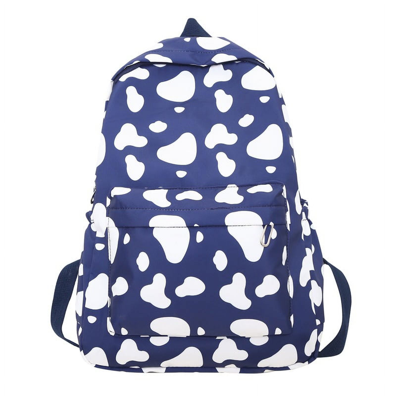 LinYooLi Personalized Cow Cartoon Backpack For Women, Large Capacity ...