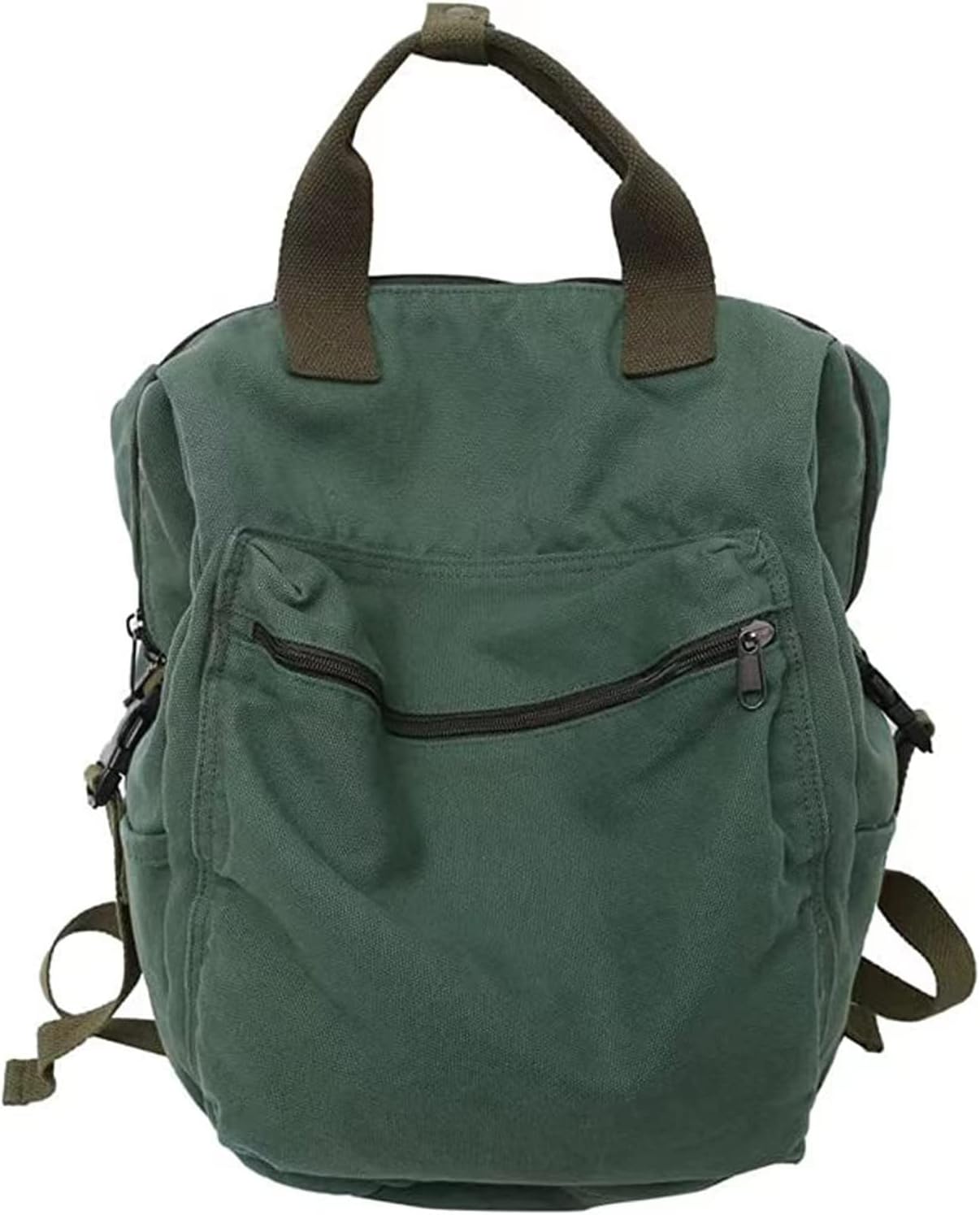 LinYooLi Preppy Backpack Large Aesthetic College Book Bag Retro Canvas ...