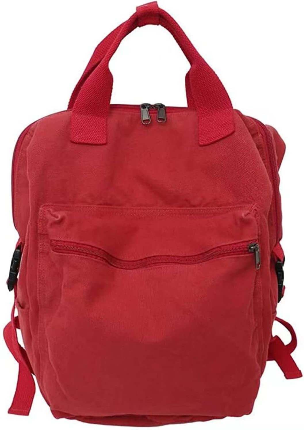 LinYooLi Preppy Backpack Large Aesthetic College Book Bag Retro Canvas ...