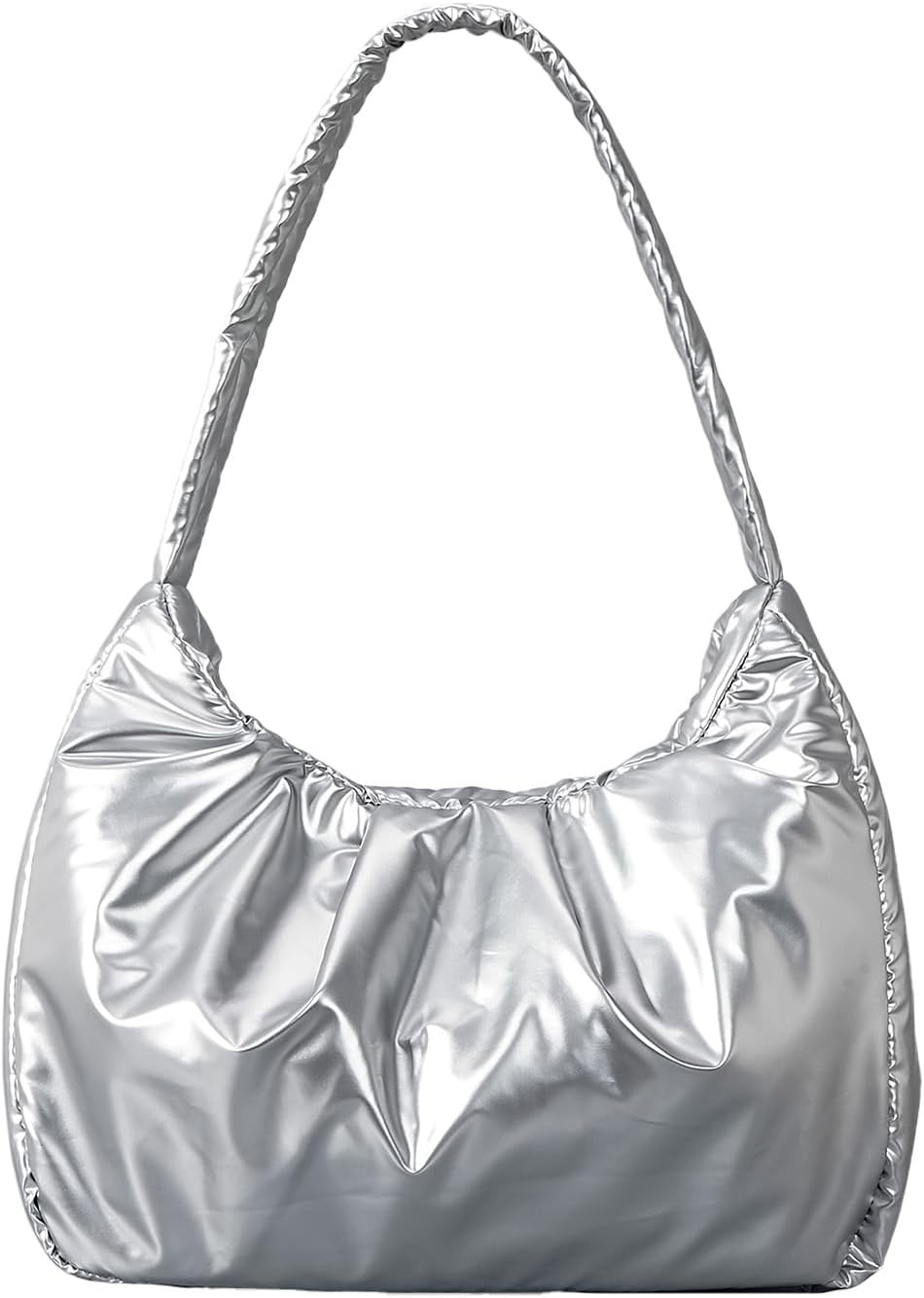 LinYooLi Puffer Bag Small Trendy Light Winter Nylon Designer Dumpling ...