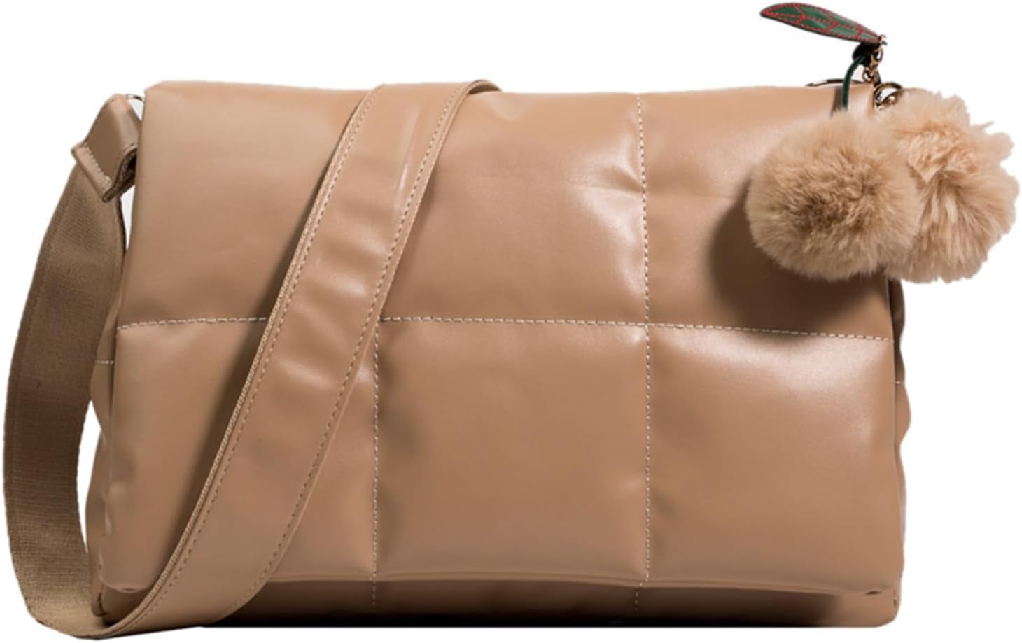 LinYooLi Puffer Tote Bag Puffer Crossbody Bags for Women Light Winter ...