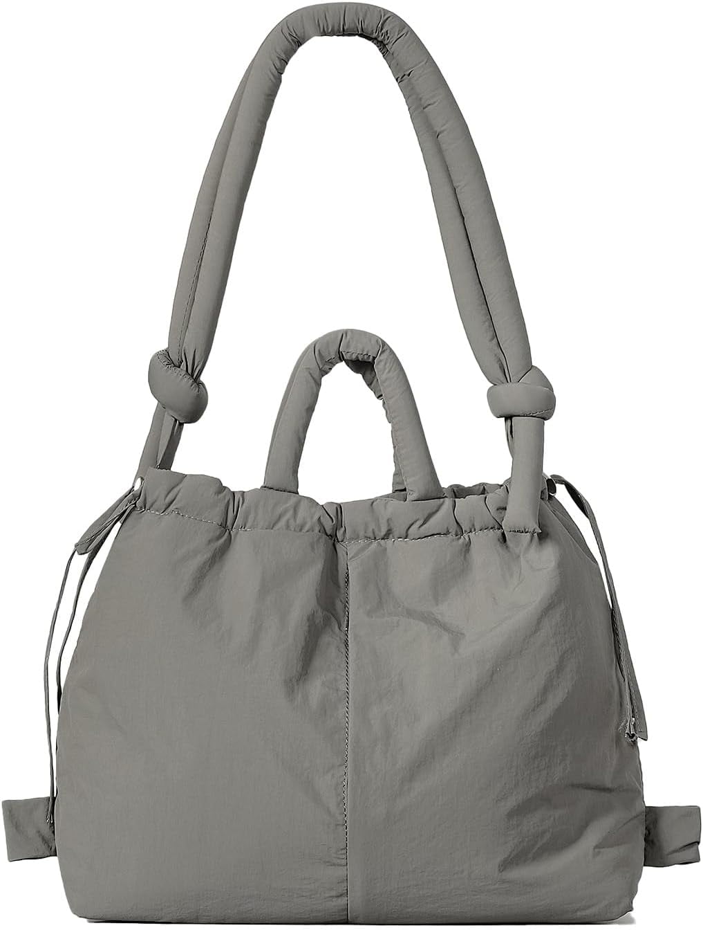 LinYooLi Puffer Tote Bag for Women Man, Stuffing Cotton Trendy ...