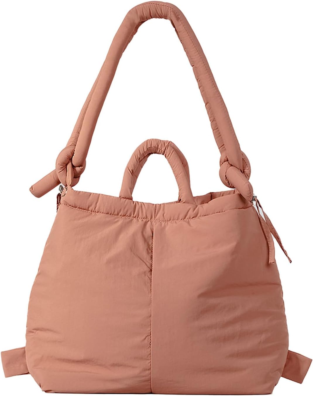 LinYooLi Puffer Tote Bag for Women Man, Stuffing Cotton Trendy ...