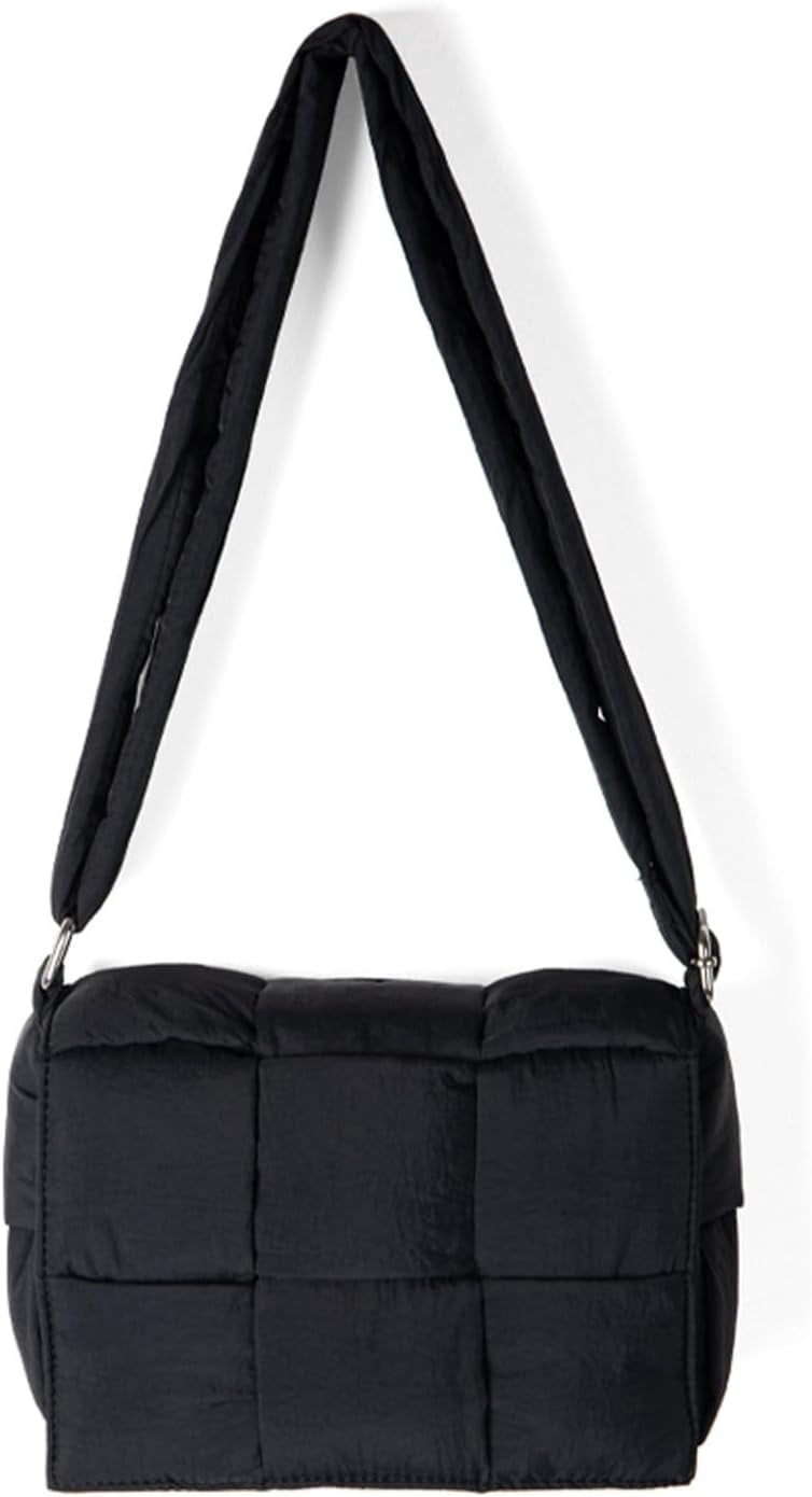 LinYooLi Puffer Tote Bag for Women Small Trendy Lightweight Padding ...