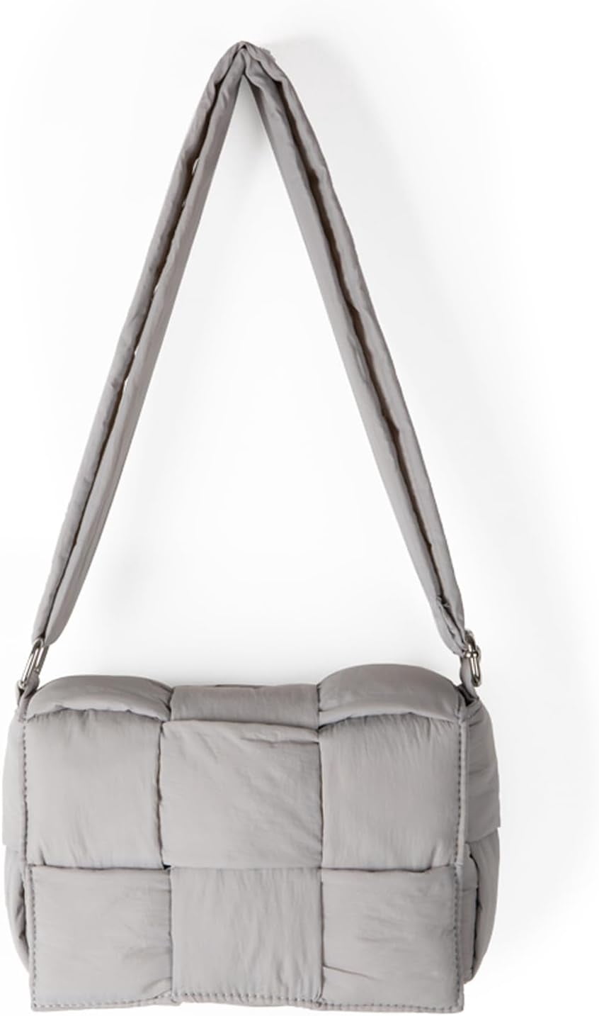 LinYooLi Puffer Tote Bag for Women Small Trendy Lightweight Padding ...