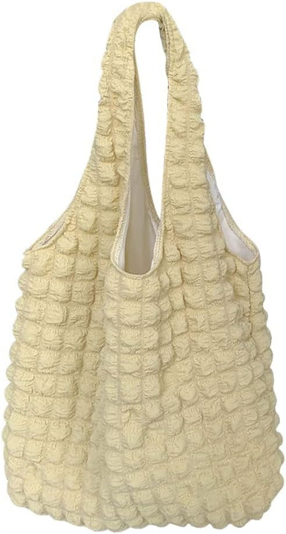 LinYooLi Quilted Tote Bag Puffer Hobo Bag Bubble Tote Purse Cute ...