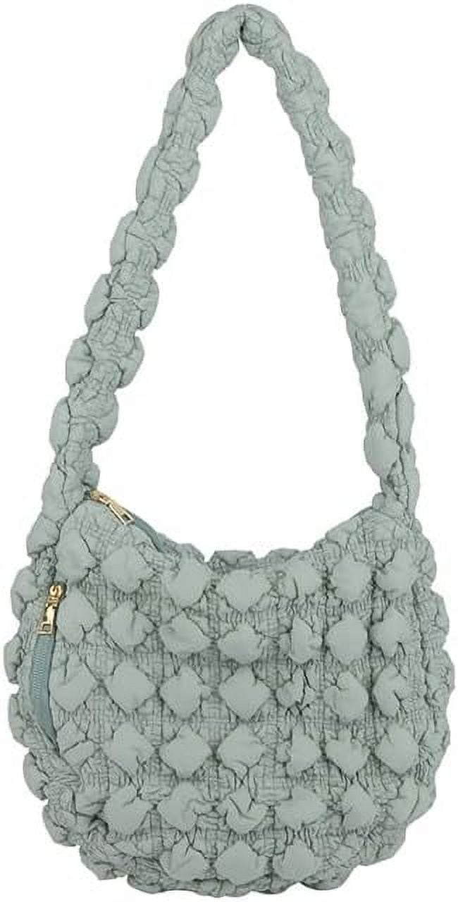 LinYooLi Quilted Tote Bag for Women, Soft Puffer Tote Bag Lightweight ...