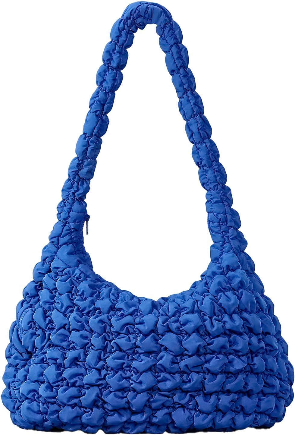 LinYooLi Quilted Tote Bag for Women, Soft Puffer Tote Bag Lightweight ...