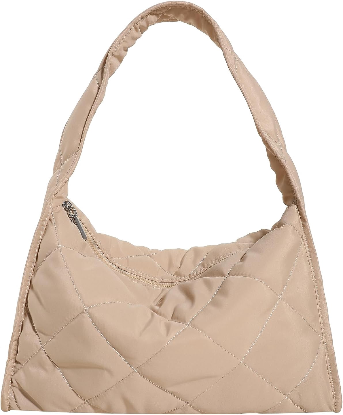 LinYooLi Quilted Tote Bag for Women, Soft Puffer Tote Bag Lightweight ...