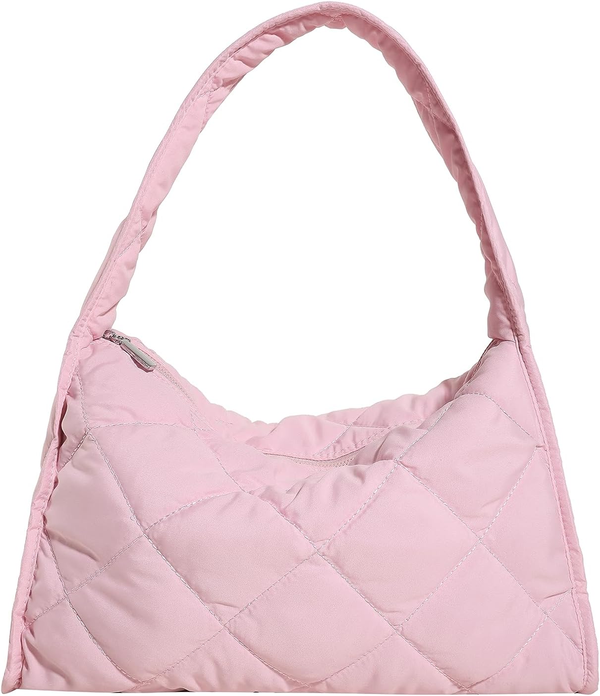 LinYooLi Quilted Tote Bag for Women, Soft Puffer Tote Bag Lightweight ...