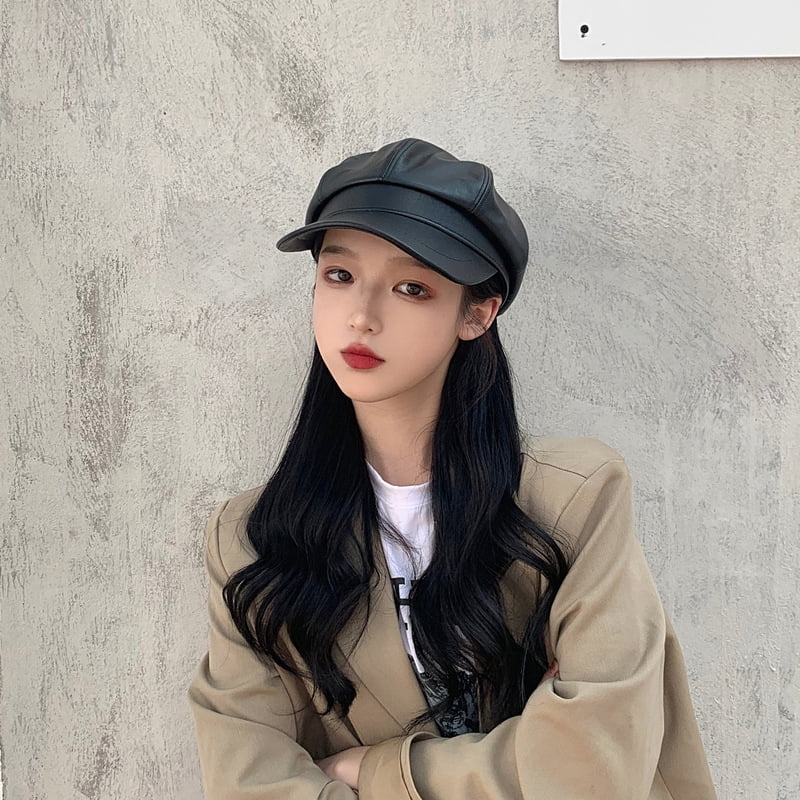 LinYooLi Rabbit Hair Beret Internet Celebrity Female Autumn And Winter ...