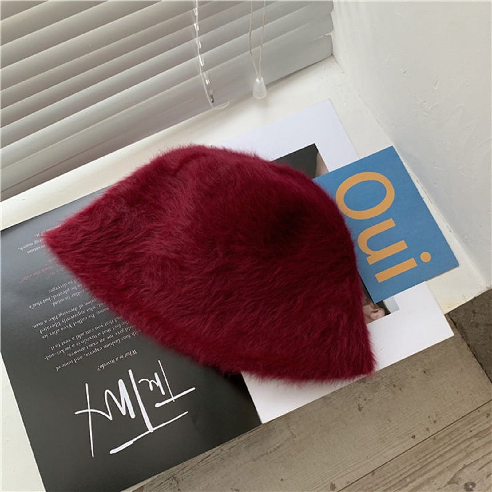 LinYooLi Retro Face Bunny Rabbit Barrel Hat Female Version Autumn And ...