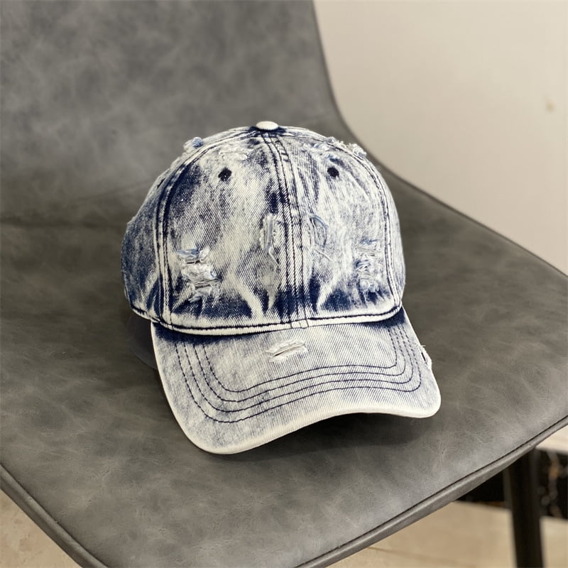 LinYooLi Retro Old Water Washing Denim Baseball Cap Men Can Adjust Hat ...