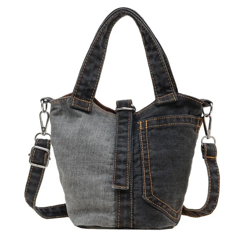 LinYooLi Sewing Thread Zipper Patchwork Milk Cotton Women's Shoulder ...