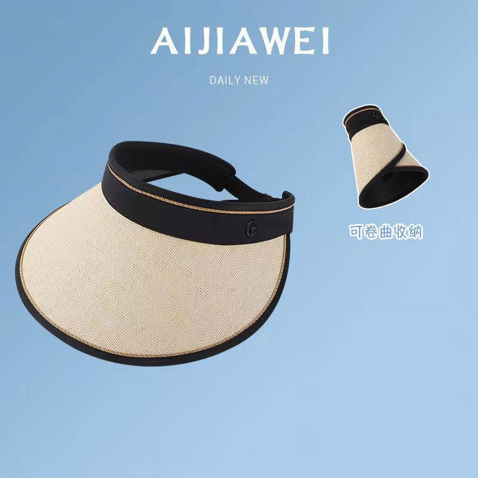 LinYooLi Shadow Hat Female Empty Hat, Summer UV Sunscreen New Cover ...