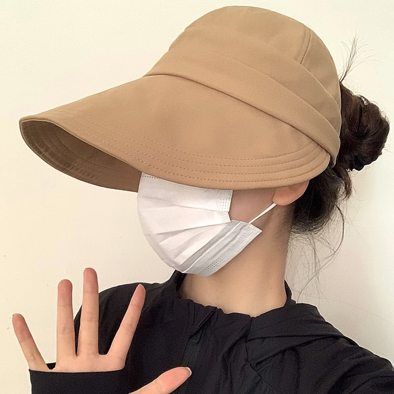 LinYooLi Shadow Hat Female UV Peaked Sunscreen Hat Summer Anti ...