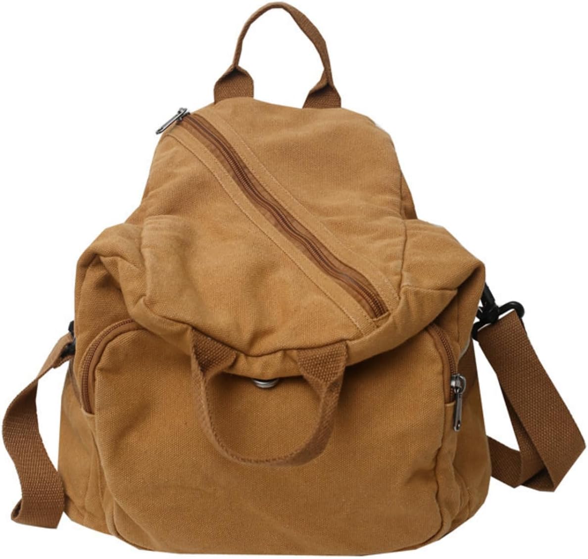 LinYooLi Small Canvas Backpack Grunge Hippie Boho Crossbody Bag Vintage ...